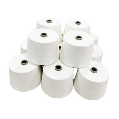 Cina Cotton pettinato BCI / poliestere riciclato GRS 80/20 40s Siro Compact Spun Yarn per tessitura in vendita