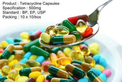 China Tetracycline Capsules 500mg Oral Medications for sale