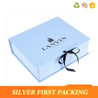 China Silver First custom decorative book shaped paper storage design gift boxes  with magnetic closure for sale