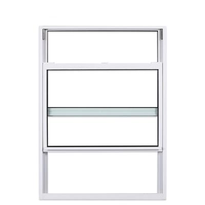 China Material Aluminium Fenster 48 X 36 amerikanische Fenster NZ Außenfenster Aluminium Einfachgehängtes Fenster zu verkaufen