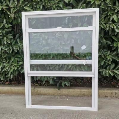 China Material Aluminium Fenster 48 X 36 amerikanische Fenster NZ Außenfenster Aluminium Einfachgehängtes Fenster zu verkaufen