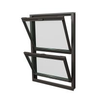 China Double Hung Replacement Aluminum Double Glazed Windows with VERTICAL Opening Pattern for sale