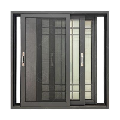 China Aluminum Alloy Glass Sliding Window 2023 Double Glazed Window Philippines for Toilet for sale