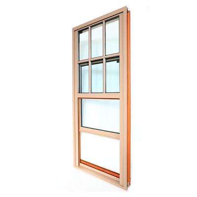 China Gray Fibreglass Top Bullet Proof Single Hung Windows with Energy and Anti Theft Features for sale