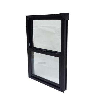 China Gray Fibreglass Top Bullet Proof Single Hung Windows with Energy and Anti Theft Features for sale