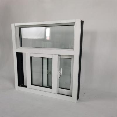 China Verwarmingsisolatie Aluminium schuiframen voor huis horizontaal open patroon Te koop