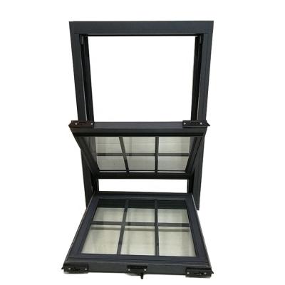 Cina Finestre di vetro in vinile alluminio singolo doppio appeso Finestre con hardware top cinese in vendita