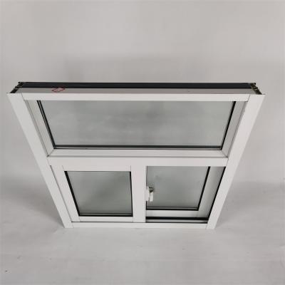 China Ventana corredera de aluminio moderna con función de aislamiento térmico y tipo de cortina colgante en venta