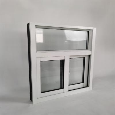 China Ventana corredera de aluminio moderna con función de aislamiento térmico y tipo de cortina colgante en venta