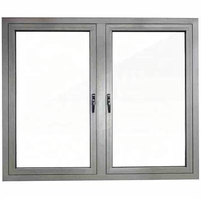Cina Finestre a doppio rivestimento di design moderno con reticolazione in acciaio inossidabile in vendita