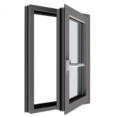 Cina Finestre professionali in rivestimento nero con isolamento termico e maglia di sicurezza in vendita