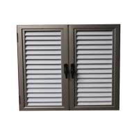 China Customized Shape Shutter Proof Glass Sliding Compact Shutter for Interior Windows for sale