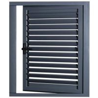 China Customized Shape Shutter Proof Glass Sliding Compact Shutter for Interior Windows for sale