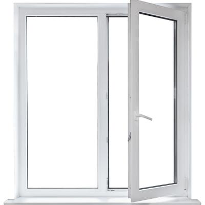 Cina Fibra di vetro schermo reticolare Upvc Casement finestra con persiana a rotelle in colori personalizzati in vendita