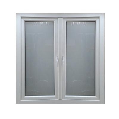Cina Fibra di vetro schermo reticolare Upvc Casement finestra con persiana a rotelle in colori personalizzati in vendita