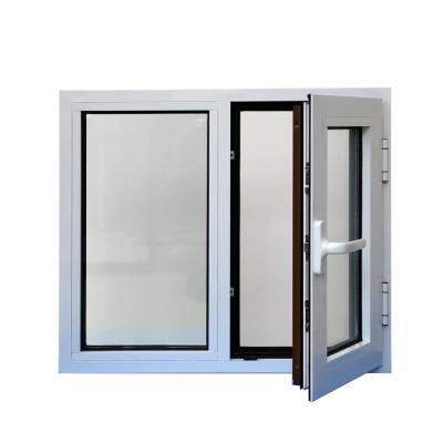 Cina Stainless Steel Screen Netting Aluminium Double Glaze Casement Finestre Con Griglia Di Sicurezza in vendita