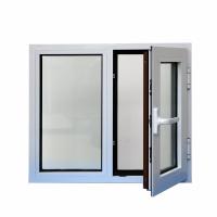 China Thermal Broken Casement Windows With Security Mesh Customized For Windproof Function for sale