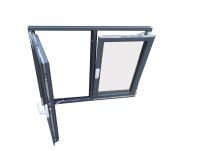 China Thermal Broken Casement Windows With Security Mesh Customized For Windproof Function for sale