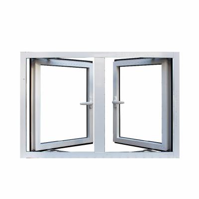 Cina Moderno design termico rotto alluminio doppio vetro Casement Finestre con maglia di sicurezza in vendita