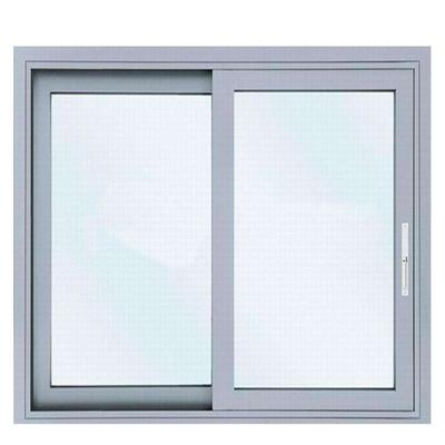 China Aluminium schuifvensters met drievoudig glas en roestvrijstalen schermnetten Te koop
