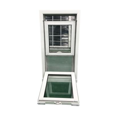 Cina Vetro trasparente Upvc finestre a doppio appeso Dimensioni personalizzate Finestre insonorizzate in vendita