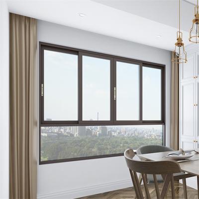 China Schuiframen van aluminiumglas met muskietnet voor modern ontwerp en functionaliteit Te koop