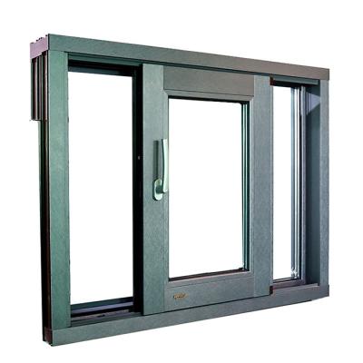 China Schuiframen van aluminiumglas met muskietnet voor modern ontwerp en functionaliteit Te koop