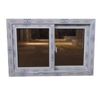 China Windproof Sliding Window Upvc Double Glazed Pvc Window with Horizontal Opening Pattern for sale