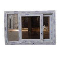 China Windproof Sliding Window Upvc Double Glazed Pvc Window with Horizontal Opening Pattern for sale