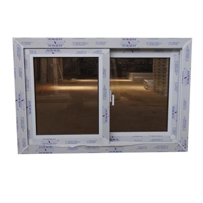 Cina Finestra scorrevole a prova di vento a doppio vetro Upvc Pvc Casa Finestre da Grill Designs in vendita