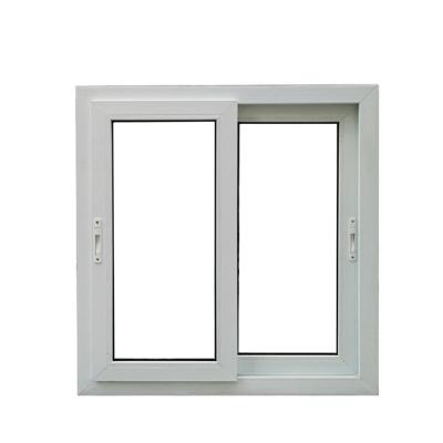 Cina Finestra scorrevole a prova di vento a doppio vetro Upvc Pvc Casa Finestre da Grill Designs in vendita