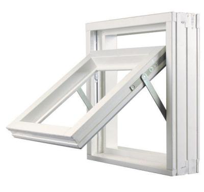 China Janela de toldo de UPVC com retalho de tela de aço inoxidável à venda