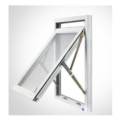 China Janela de toldo de UPVC com retalho de tela de aço inoxidável à venda