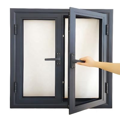 Cina Cornice in lega di alluminio Vetro temperato a doppio vetro Vetro residenziale a cassa oscillante in vendita