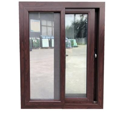 China Modelo de abertura horizontal Janela deslizante de PVC para impermeabilização e tipo de cortina pendente à venda