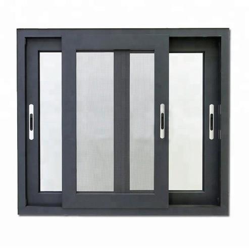 Quality Design Aluminum Slider Windows for Small Bathrooms Heat Insulation and Soundproofing for sale