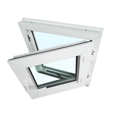 中国 カスタマイズされたサイズ 壊れ切れないデザイングリル 窓 ダブルガラス カーセメント 窓 UPvc 販売のため