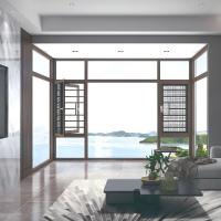 Quality Aluminum Casement Swing Windows for Sound Insulation Against Storm in Security for sale