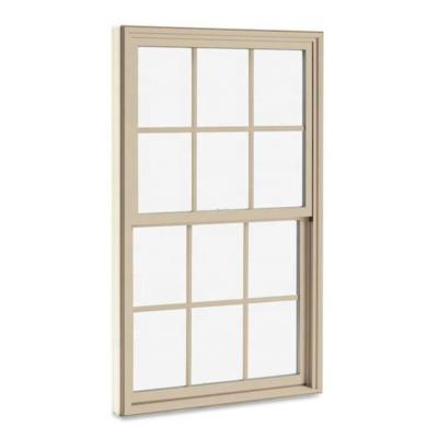 Cina Cornice in pvc, finestre scorrevoli in plastica a sospensione singola con schermo pieghevole in vetro temperato in vendita