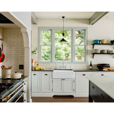 Cina Cornice in pvc, finestre scorrevoli in plastica a sospensione singola con schermo pieghevole in vetro temperato in vendita