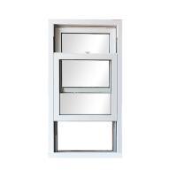 China Plastic Window Design Upvc Soundproof Vinyl Windows Single Hung VERTICAL Opening Pattern for sale