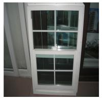 China Plastic Window Design Upvc Soundproof Vinyl Windows Single Hung VERTICAL Opening Pattern for sale