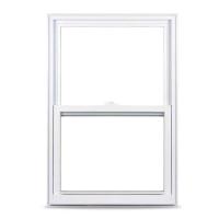 China Plastic Window Design Upvc Soundproof Vinyl Windows Single Hung VERTICAL Opening Pattern for sale