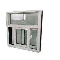 China Aluminium Vertical Sliding Window with Tempering Glass and Horizontal Opening Pattern for sale