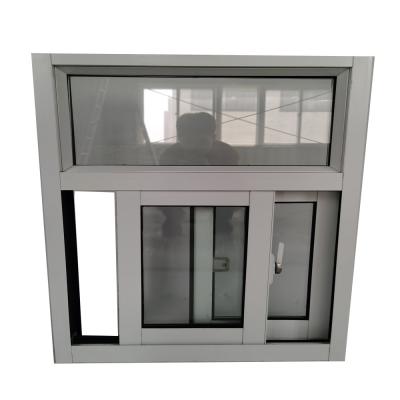 China Bürogebäude aus Aluminiumlegierung Schiebefenster im europäischen Stil mit Wasserabfluss zu verkaufen