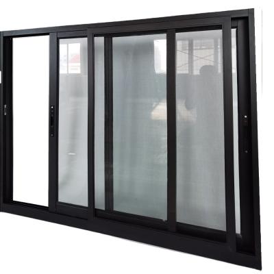 Cina Trasforma la tua casa con lo schermo pieghevole e la moderna finestra scorrevole in alluminio nero in vendita