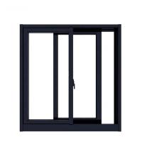 China Customized Soundproof Double Glazed Aluminum Windows with High Security Lock System for sale
