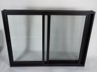 China Customized Soundproof Double Glazed Aluminum Windows with High Security Lock System for sale