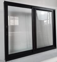 China Customized Soundproof Double Glazed Aluminum Windows with High Security Lock System for sale