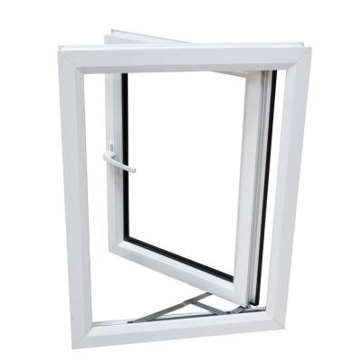 Cina Accessori hardware qualificati Swing Style American Casement Windows con telaio in PVC in vendita